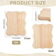 1pc Lace Edged Rectangle Wood Display Pedestals for Jewelry Display ...