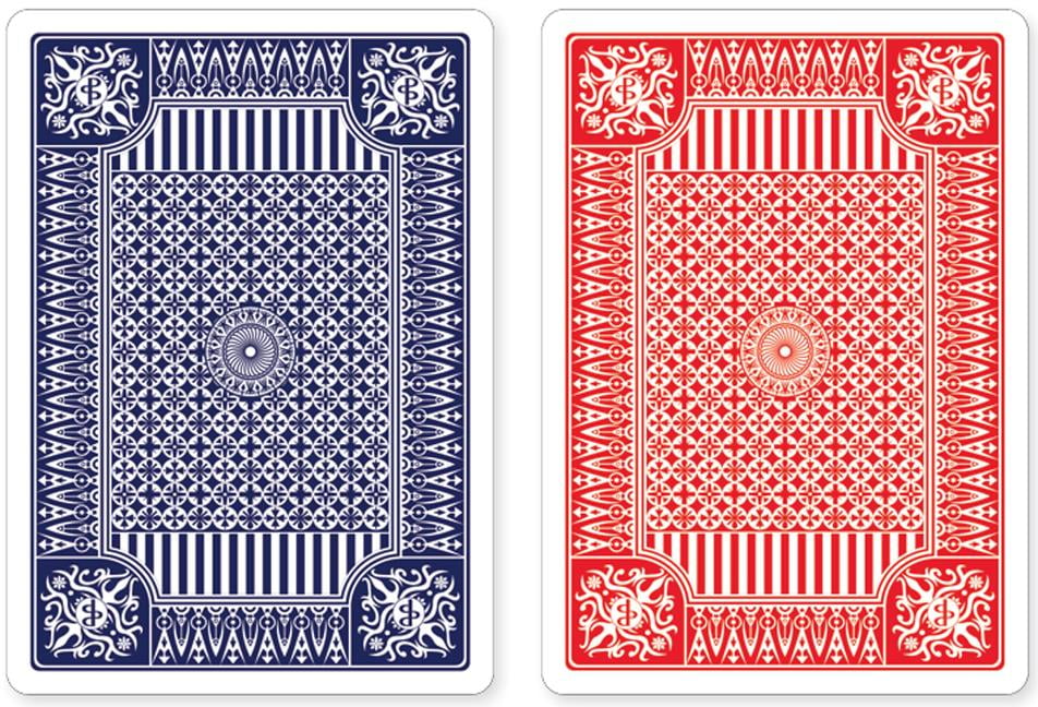 Blue and Red Premium Playing Cards, Two Standard Decks - Walmart.com