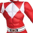 Mighty Morphin Power Red Ranger Classic Muscle Boy's Costume w ...
