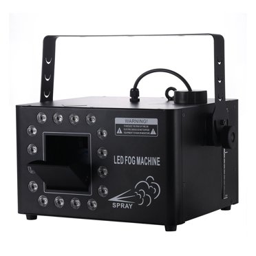 110v 1500w RGB 24 LED Light Stage Fogger Thrower Effect Disco Fog Smoke ...