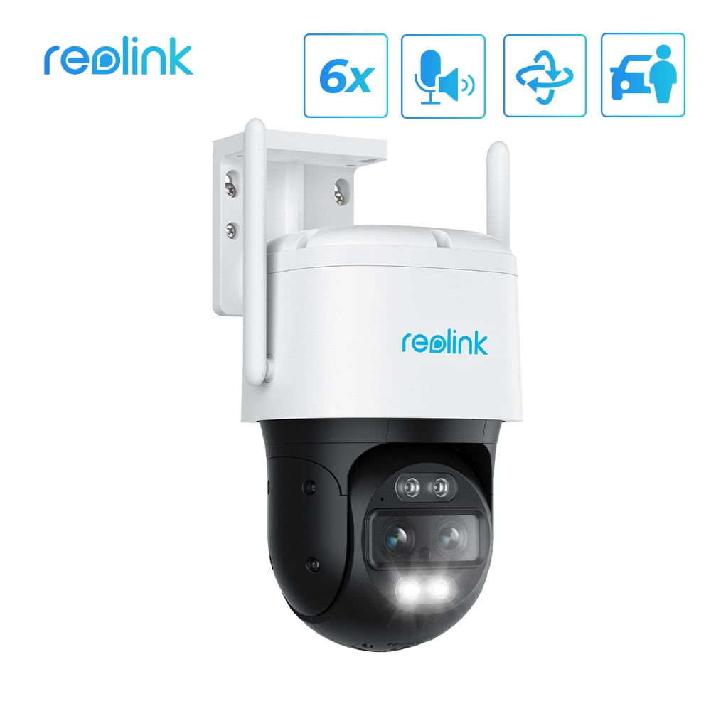 REOLINK TrackMix WiFi, 8MP PTZ Dual Lens Outdoor Security Camera,Auto ...
