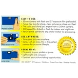 Solo Single-Use 35mm Film Camera with Flash (400 ASA, 27 Exposures ...