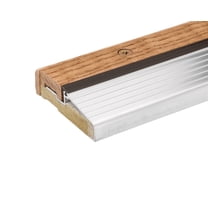 6 FT - Oak & Aluminum Adjustable Threshold 3 5/8" Wide Adjustable from ...