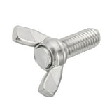 10pack M8-1.25x20mm Wing Butterfly Screws Bolts, 304 Stainless Steel ...