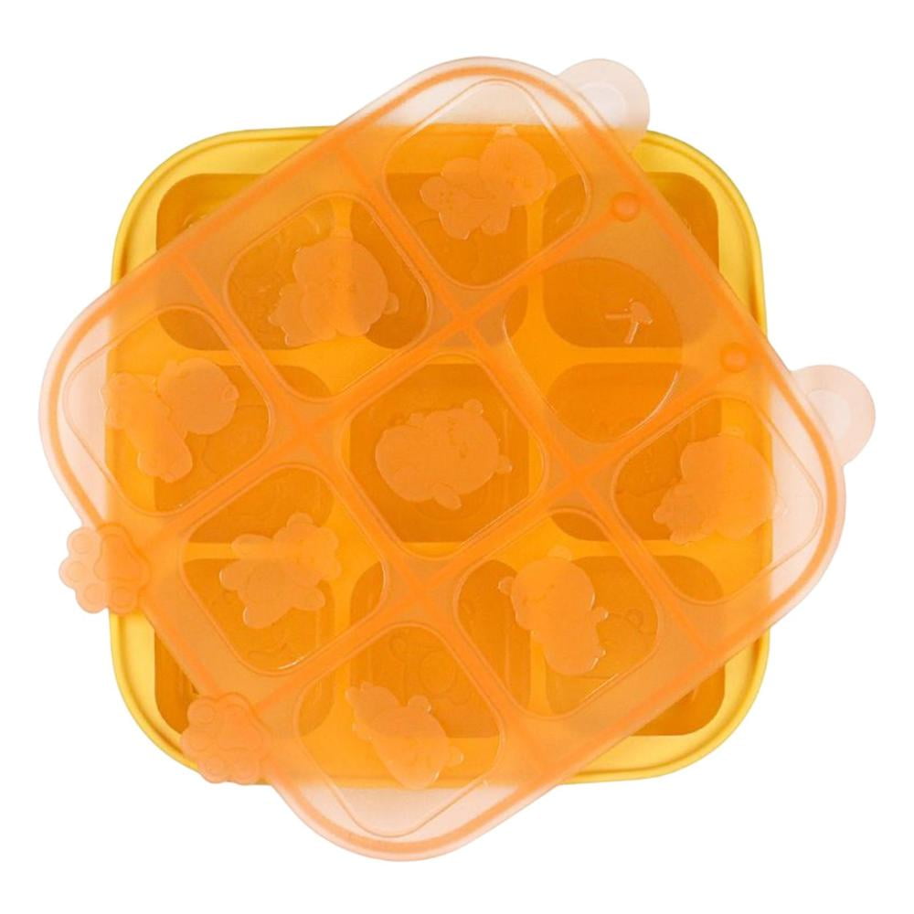 Ice Tray For Food | 9 Grids Bear Design Ice Cube Tray | Square Easy ...