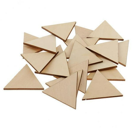 Unfinished Wooden Craft,Triangle Unfinished Wood, Unfinished Wooden ...