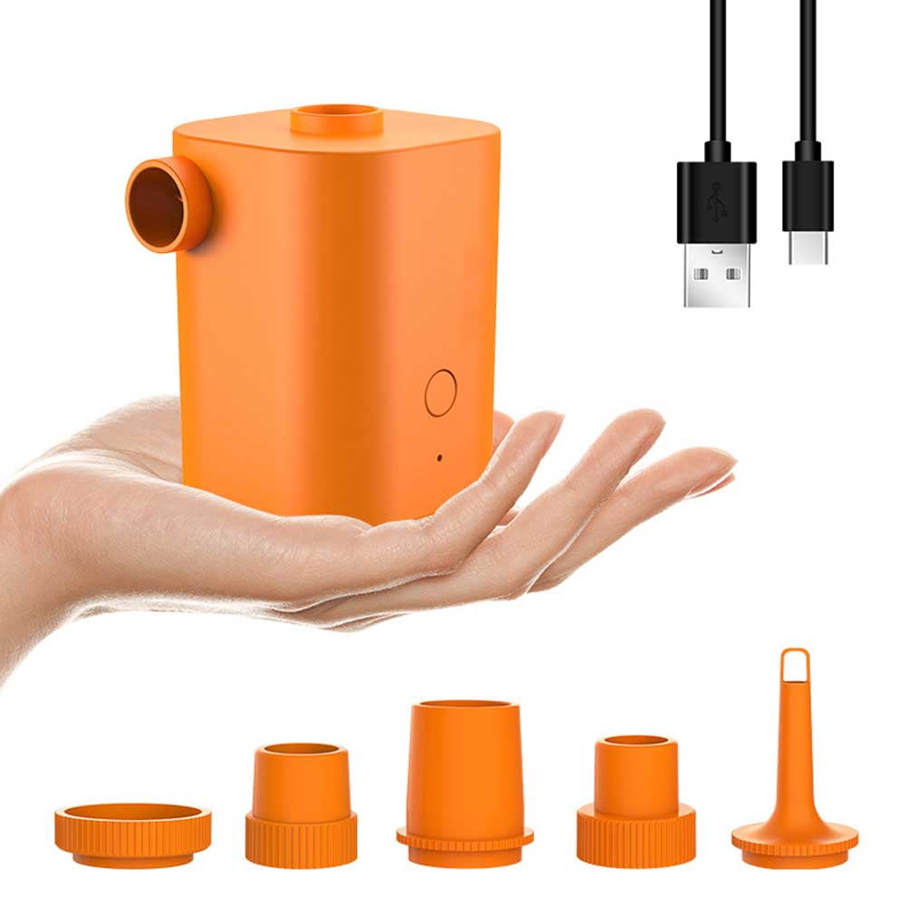 Portable Air Pump, Small Mini Inflator Deflator Pump Powerful 5000mAH ...