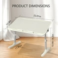 "PHANCIR 22"" Folding Portable Study Lap Desk for Bed/Couch, Adjustable ...