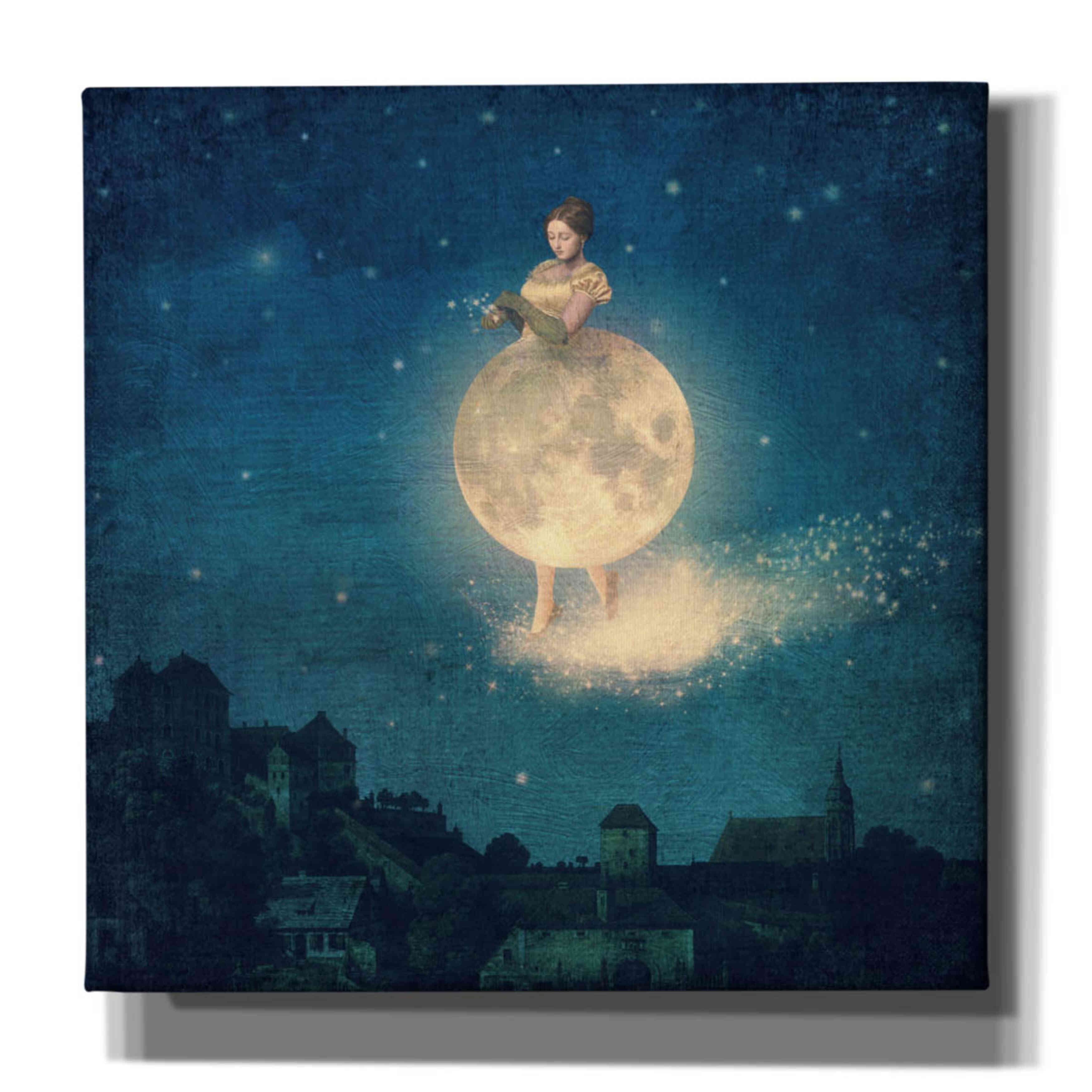 Epic Graffiti 'Shhh Lady Night is Coming' by Paula Belle Flores, Giclee ...