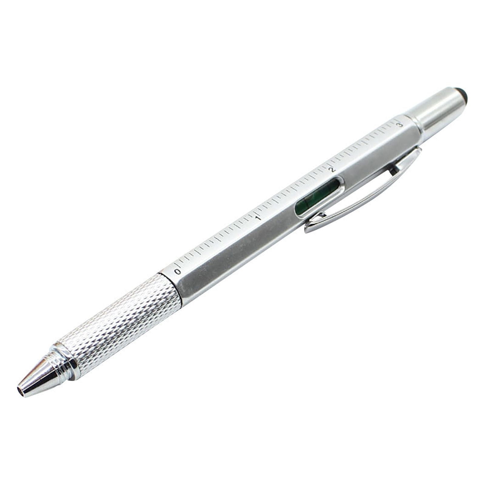 6in1 Multi-tools Pens Multifunction Ball-point Pen Level Caliper ...