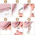 9 count Zipper Pull , Metal Zipper Tab Repair Kit for Luggage Suitcase ...