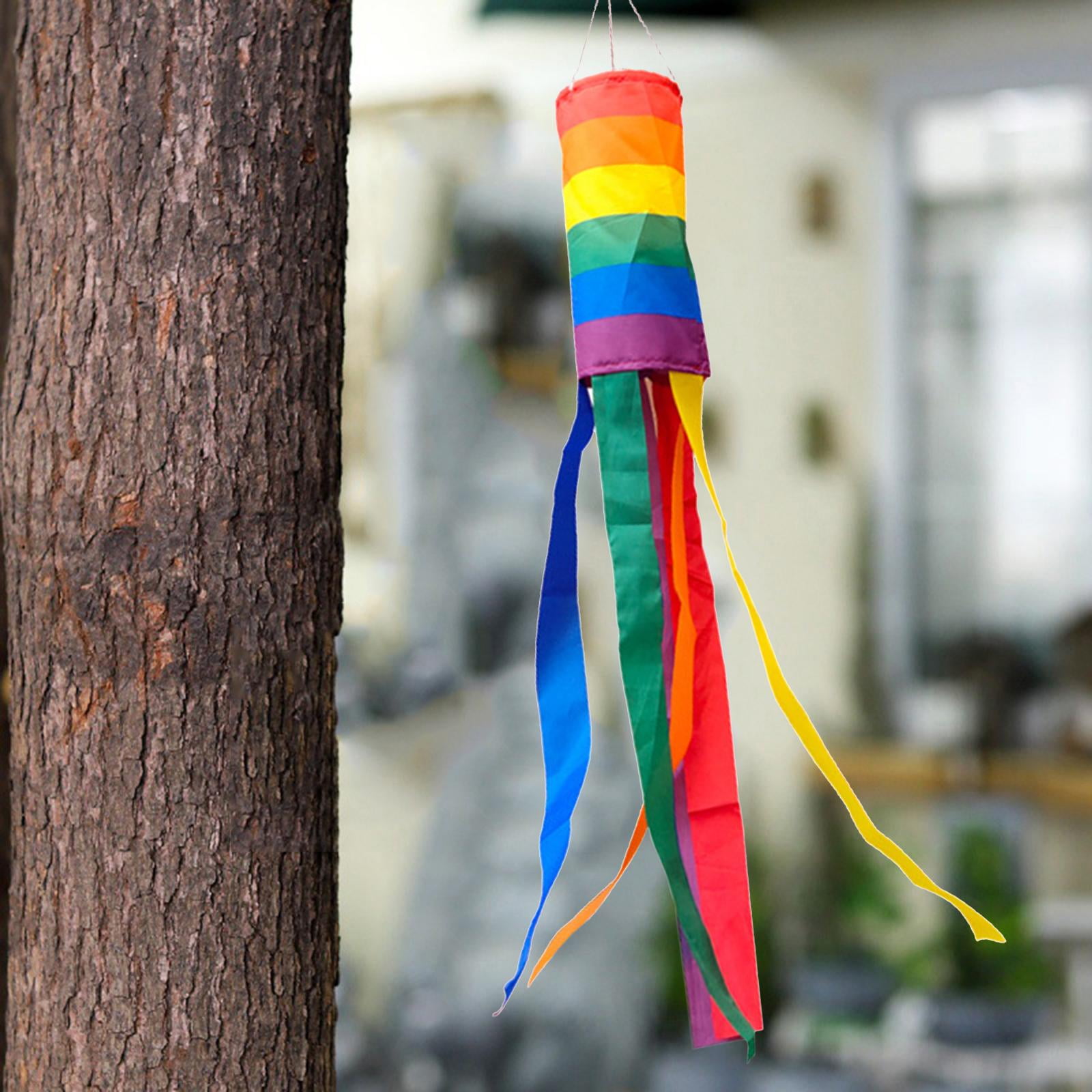 Hanging Windsock with Tassel, Heavy Duty Windsock Streamer, Reliable ...