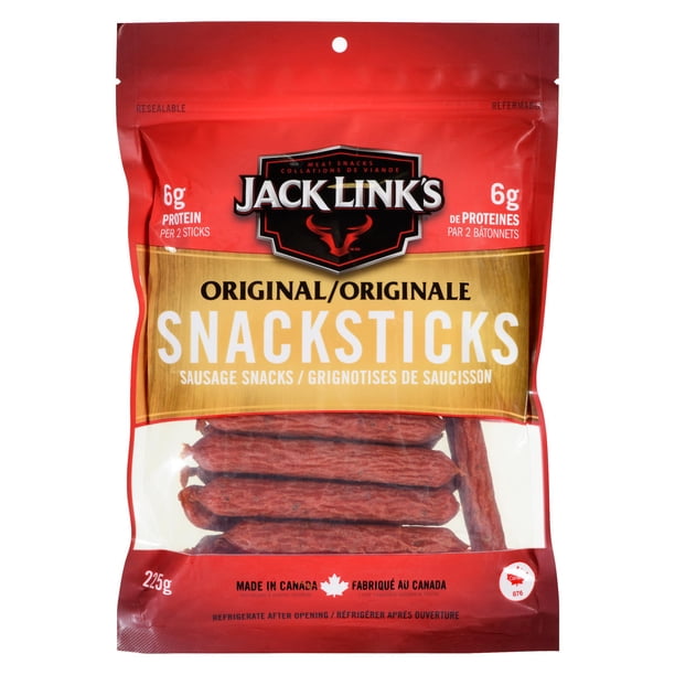 JACK LINK'S ORIGINAL SNACKSTICKS - 225G, JACK LINK'S SNACKSTICKS ...