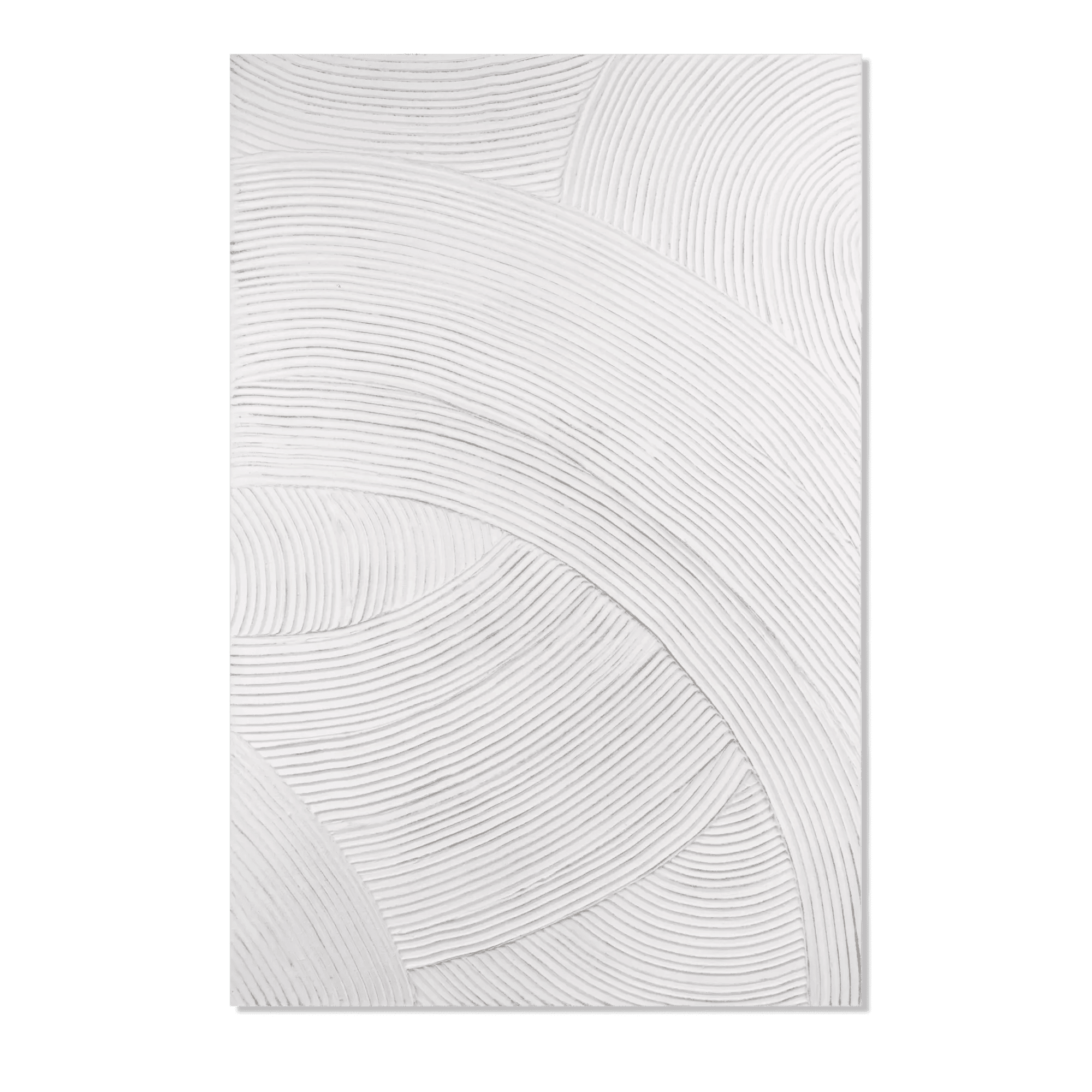 Click here for Bouclair White Tone On Tone Embossed Abstract Oil... prices
