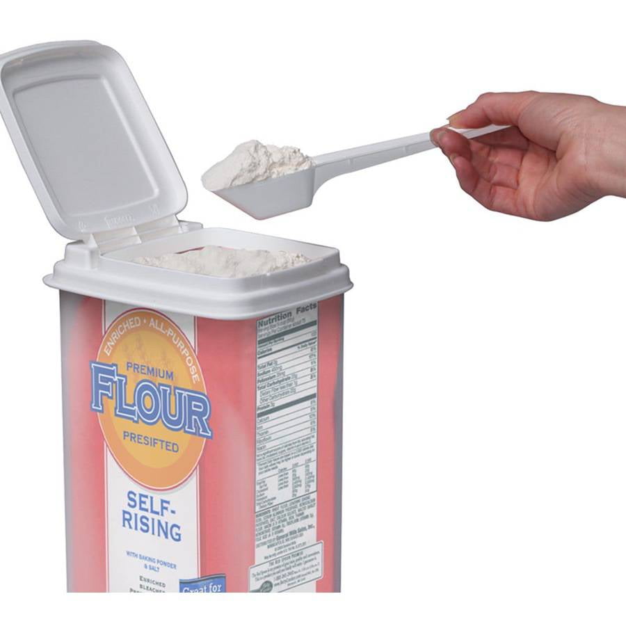 Buddeez 3.75qt Bag-In Flour Dispenser W/Scoop-10"X6.75"X5"