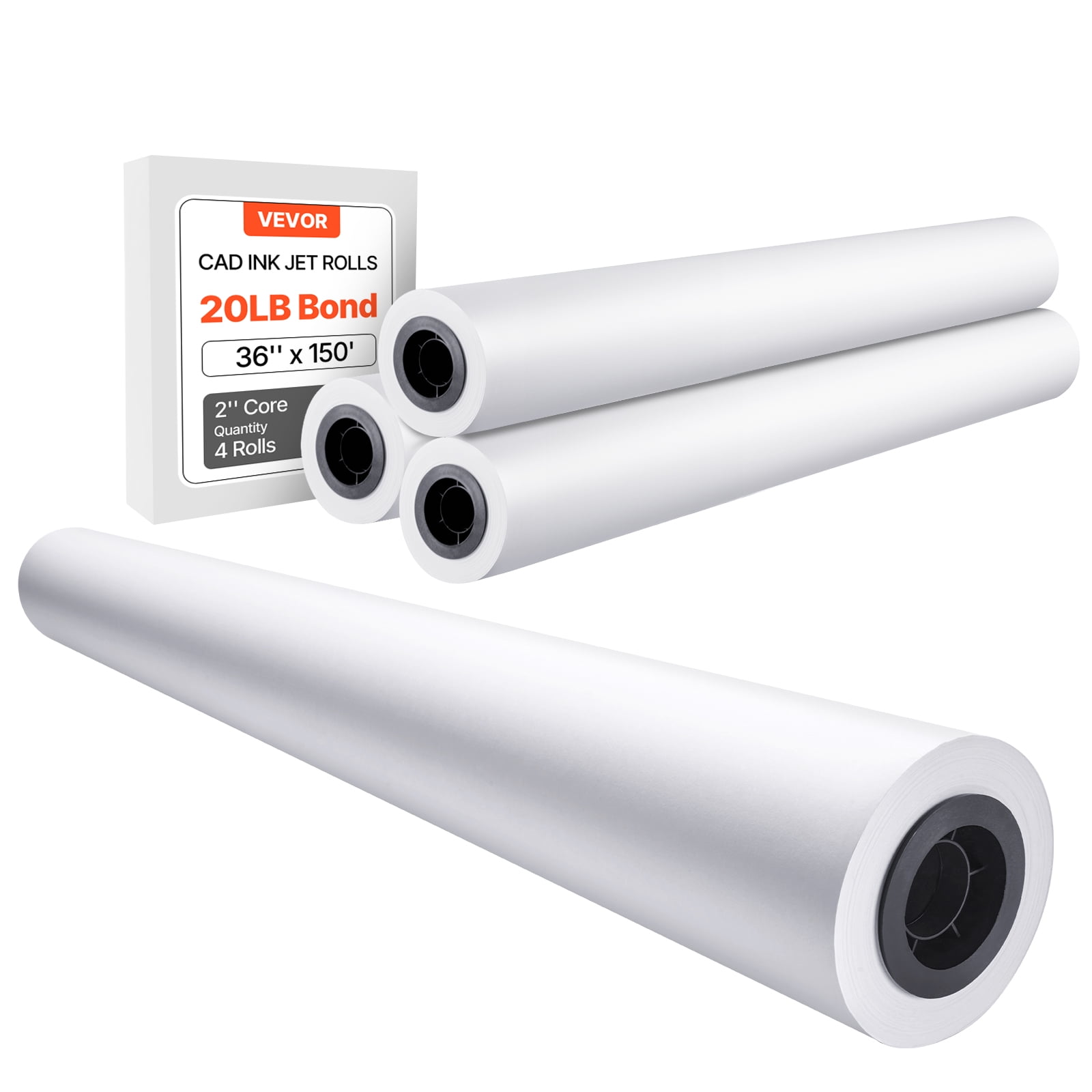 Click here for Vevor Wide Format Paper Plotter Paper 4 Rolls 36 I... prices