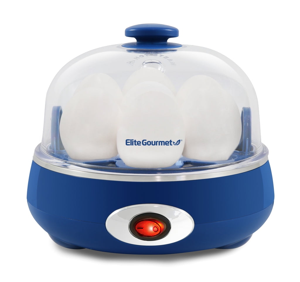 Elite Gourmet Easy Egg Cooker, Classic Blue - Walmart.com