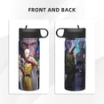 one punch man Kids Insulated Water Bottle With Straw - 18 Oz Stainless ...