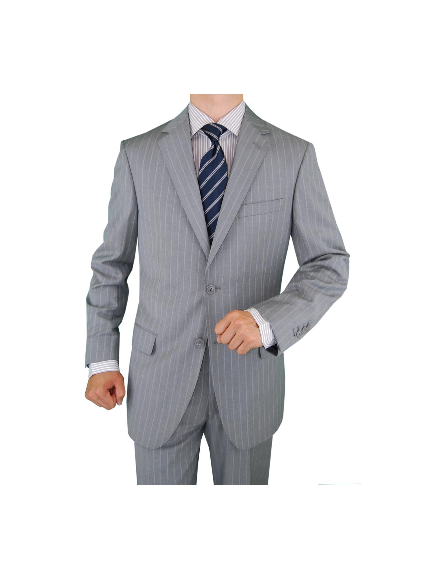 DTI GV Executive Italian Men's Suit Wool Two Button 2 Piece Jacket ...