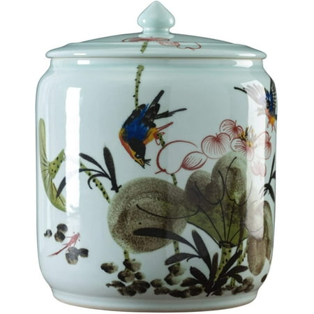 Dyfrio Ceramic Rice jar Household Sealed Moisture-Proof Flour Bucket ...