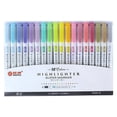 Dual Tip Highlighter Marker Set,Quick Dry Non Bleed Assorted Color ...