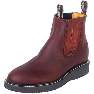 Woodland Mens Low Harley Gusset Harness Leather Boots - Walmart.com