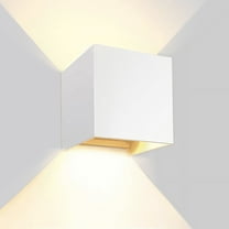 Adjustable LED Wall Light - 6W IP65 Waterproof Square Surface-Mounted ...