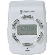 Intermatic Indoor Digital In Wall Timer 120 volt White - Walmart.com