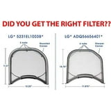 Nispira Premium Quality LG Dryer Lint Trap Screen Filter, ADQ56656401 ...