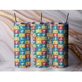 Cartoon Dog Tumbler Wrap | Pop Art Comic Seamless PNG - Walmart.com