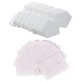 200 White Earring Bracelet Necklace Display Hanger Cards with 100Pcs ...
