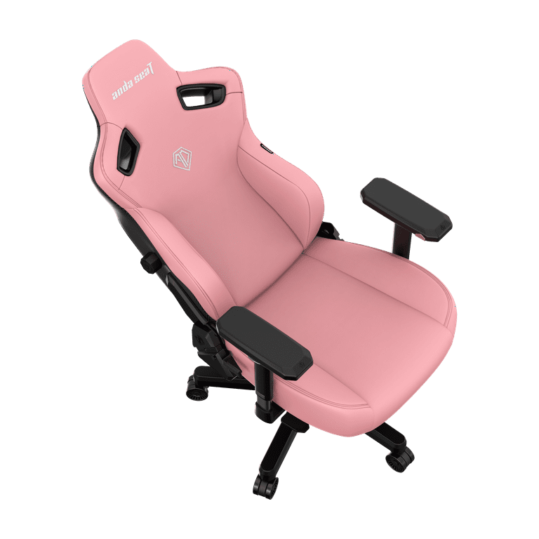 andaseaT Kaiser 3 Pink PVC Leather PC Racing Gaming Chair Size XL