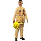 Barbie Ken Careers Firefighter Doll with Career-Themed Accessories ...