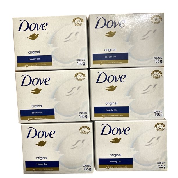 Dove Original Beauty Bar Pack Of 6 - Walmart.com - Walmart.com