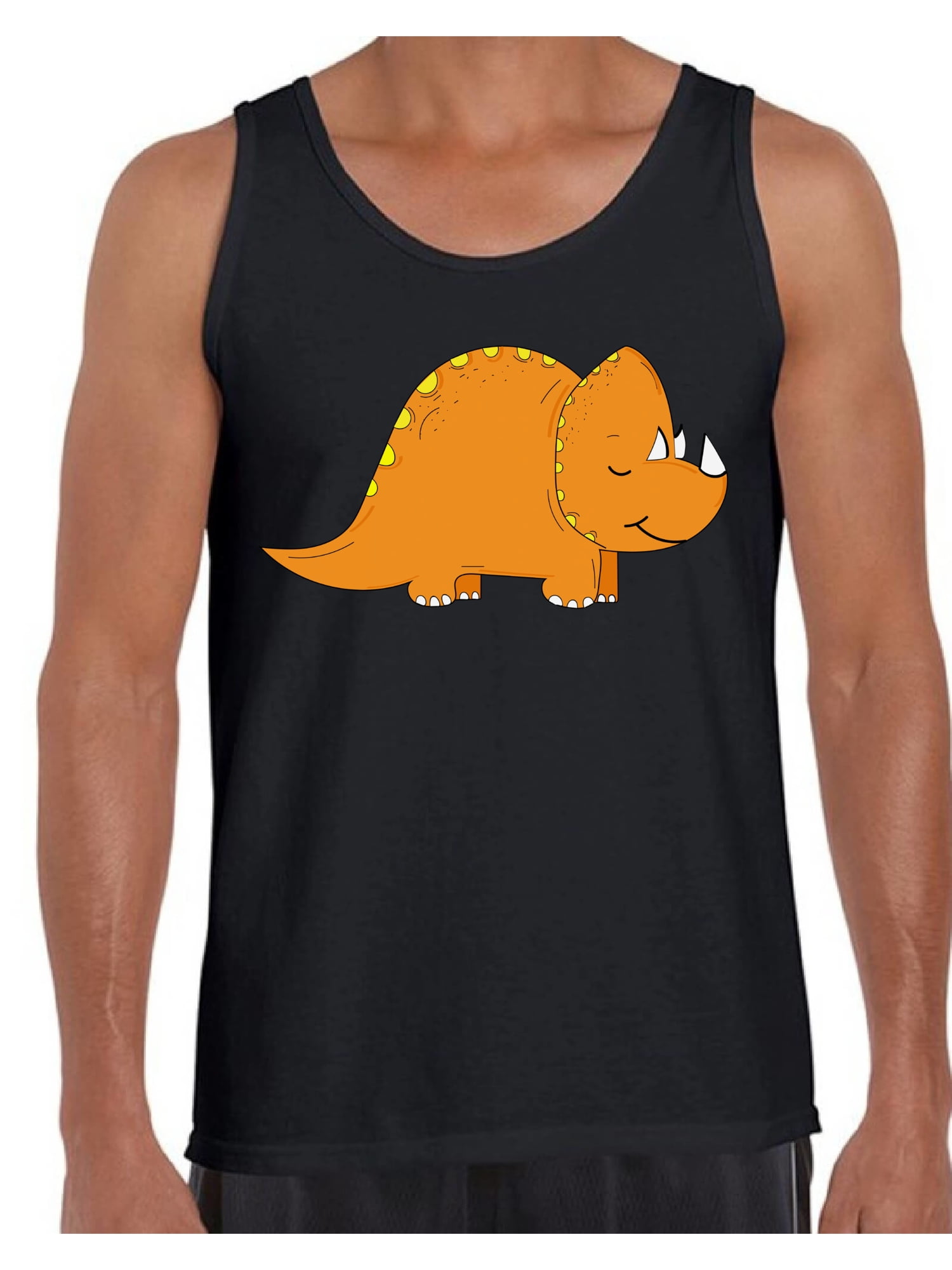 Awkward Styles Dinosaur Tank Top for Men Triceratops Dinosaur Tanks for ...