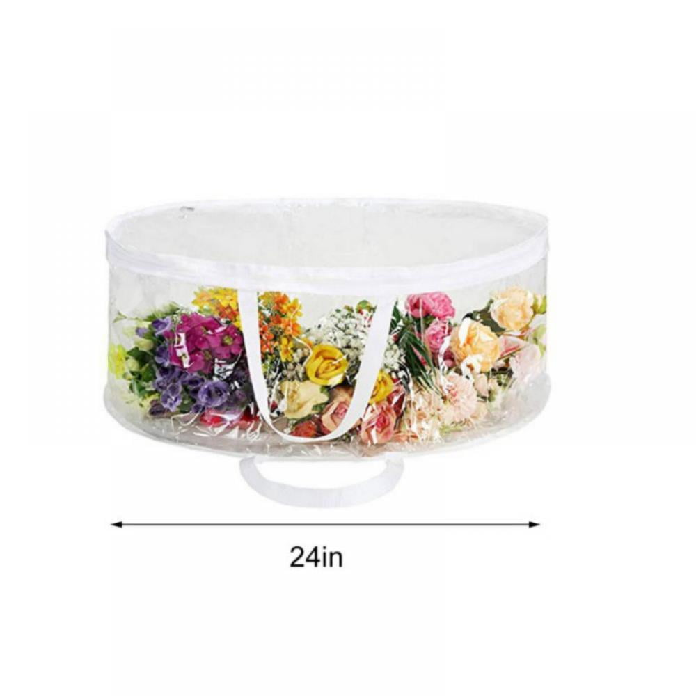 Christmas Wreath Storage Container 24" Clear Wreath Storage Bags with ...