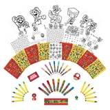 Nintendo Super Mario Deluxe Activity Art Set with Metal Carrying Case ...