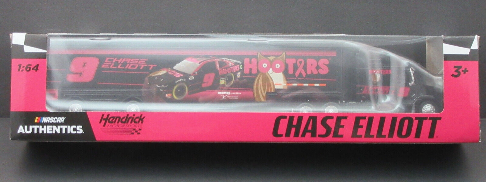 Chase Elliott ~ Hooters ~ Tractor Trailer ~NASCAR Authentics~Die Cast 1 ...