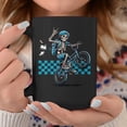 Boy Skeleton Riding On A Bmx Bike And Popping A Wheelie Coffee Mugs ...