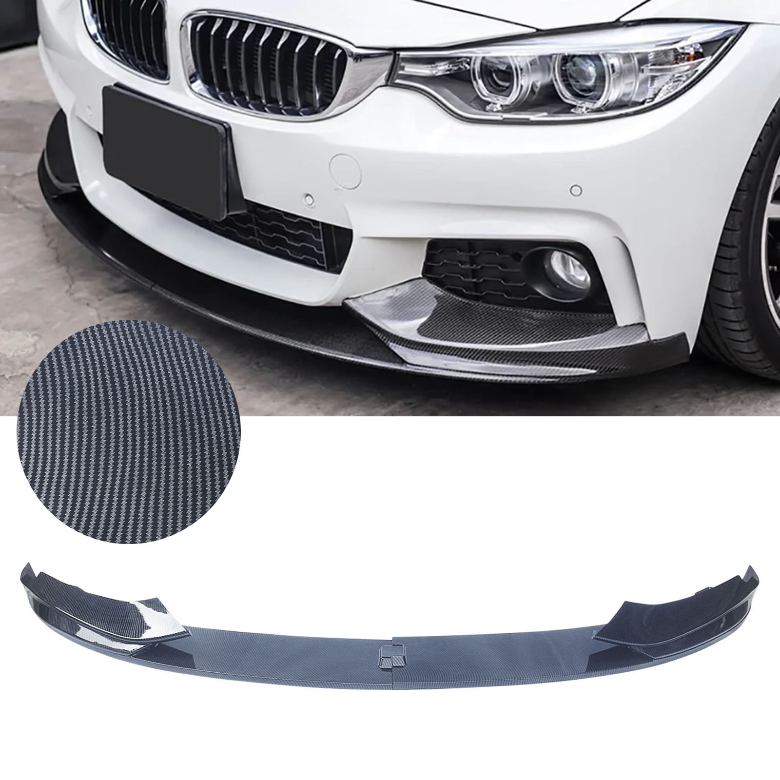 Buy NINTE Front Bumper Lip for 2014-2020 BMW F32 F33 F36 4 Series M ...