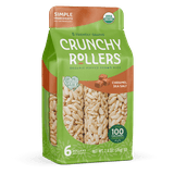 Crunchy Rollers Organic Puffed Brown Rice Crunchy Rollers Caramel Sea ...