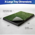 Dog Grass Potty Patch - XL 30x20, 3-Layer Pee Pad Artificial Turf for ...