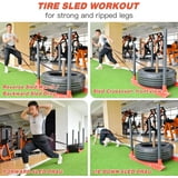 ATENTO Fitness Workout Equipment, Sled Pull Belt for Gym Exercise ...