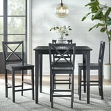 Counter Height Dining Table, Black - Walmart.com