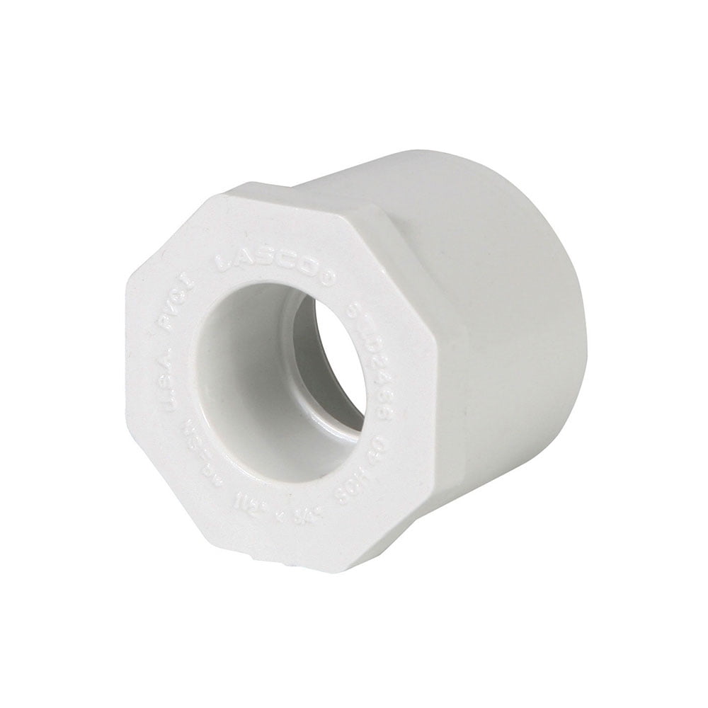 Thrifco Plumbing 8113370 4 Inch x 3 Inch Slip x Slip PVC Bushing SCH 40 ...