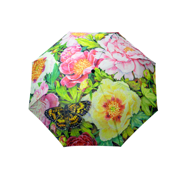 Springbok Flower & Butterfly Compact Travel Size Umbrella - Walmart.com