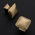 25 Pack Solid Single Hole Square Foot Cabinet Arch Knobs Kitchen ...