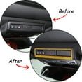 TINKI Soft Carbon Fiber Center Console Warning Light Switch Sticker ...