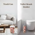 Bathroom Accessory Set 6 Piece with Vintage Christmas Holly Berries Red ...