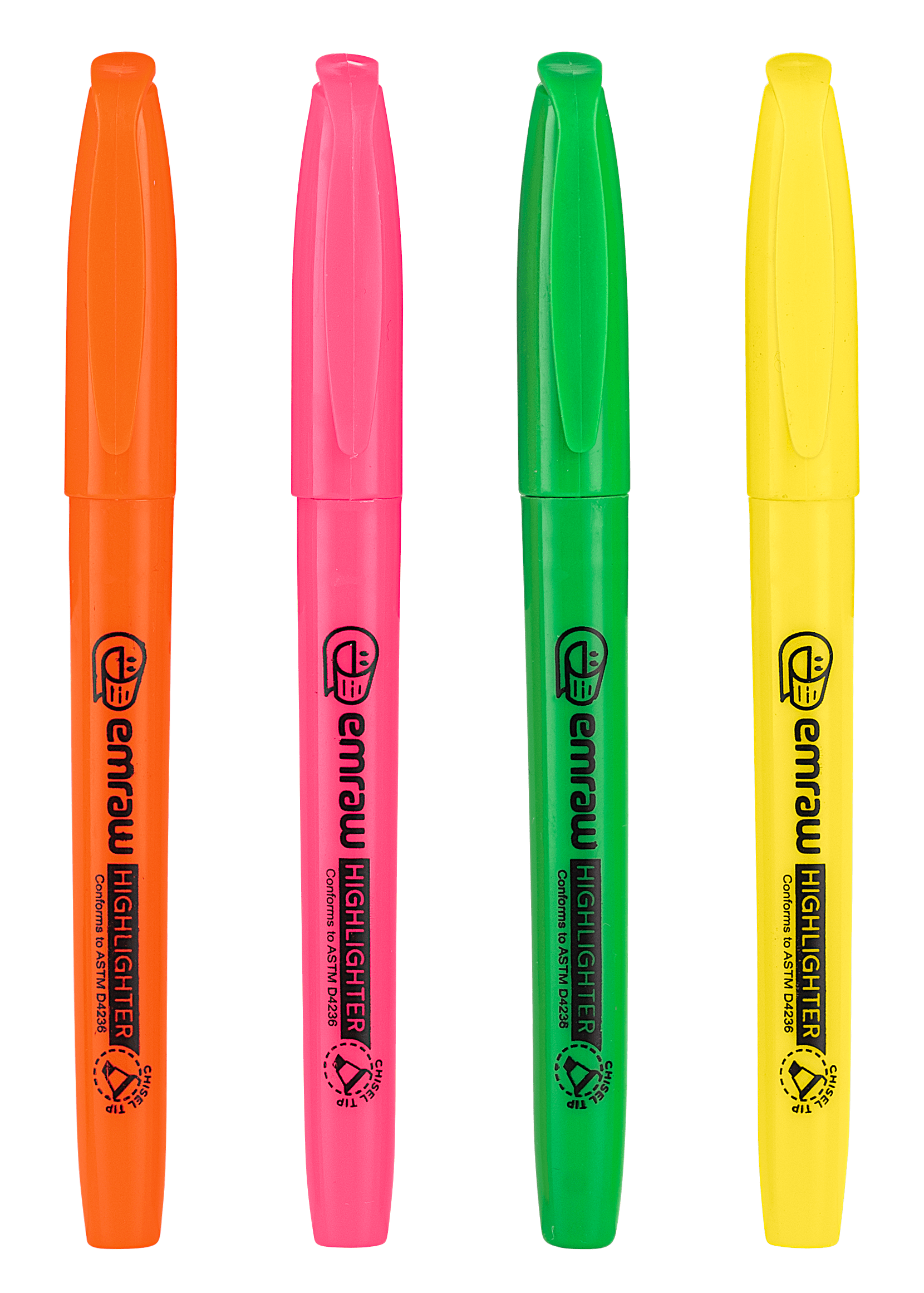 Highlighters, Comfortable Grip Pocket Highlighter, Pen Style High ...